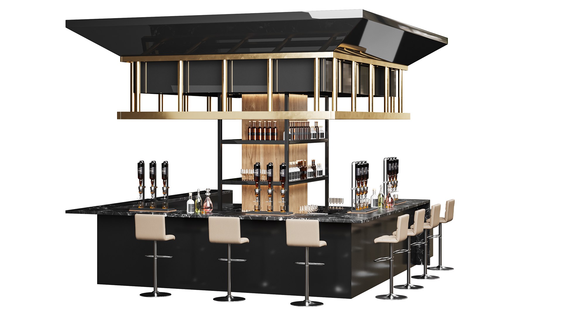 3D BAR 7 - TurboSquid 2368673