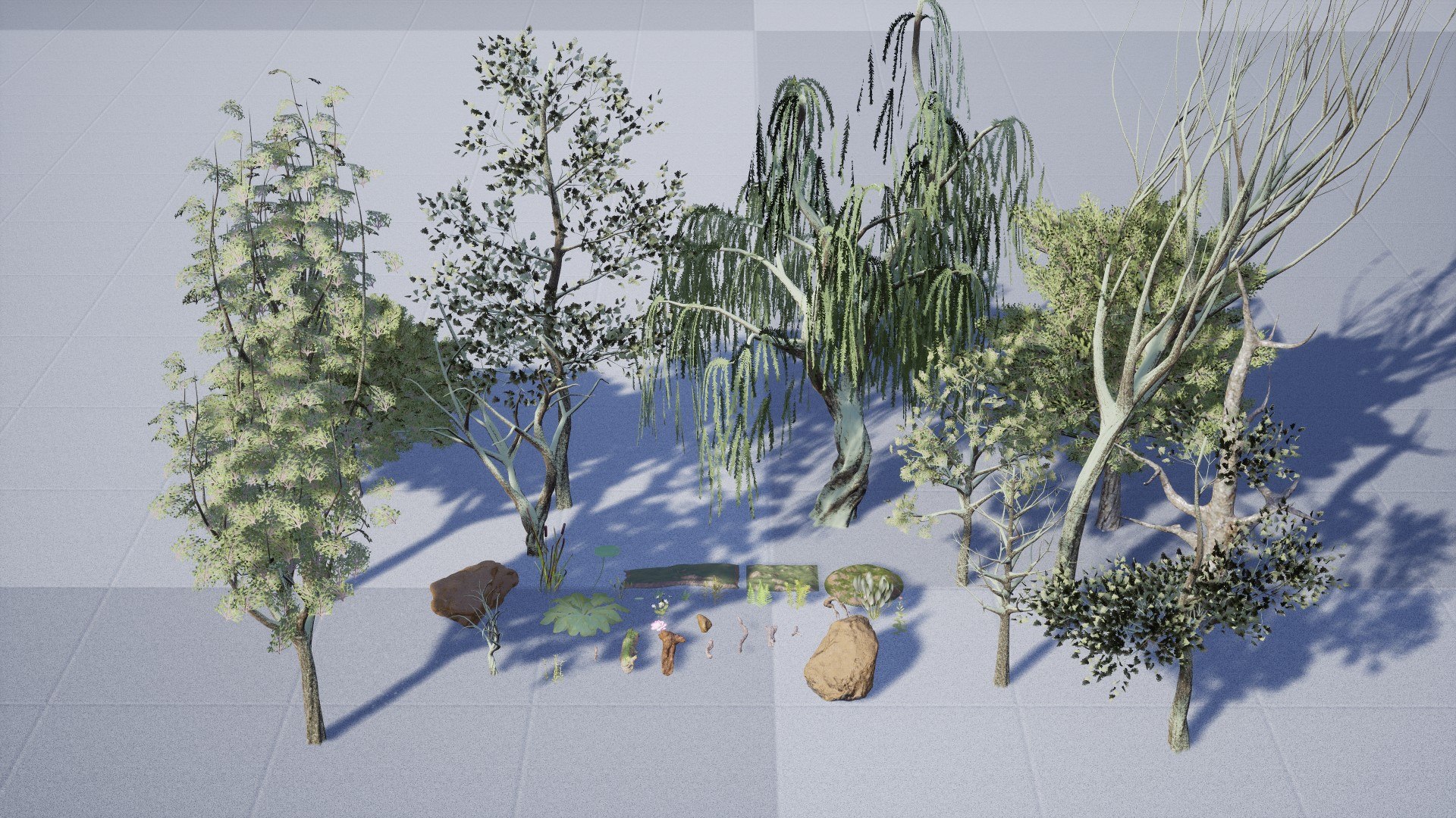 Swamp Environment 42 Assets 3D Model - TurboSquid 2194022