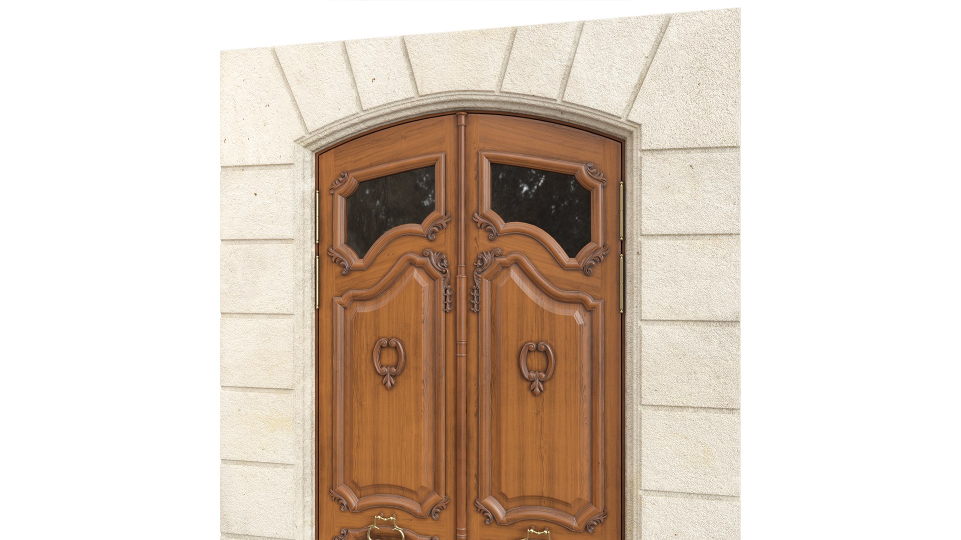 3D Entrance Classic Door 133 - TurboSquid 2358754
