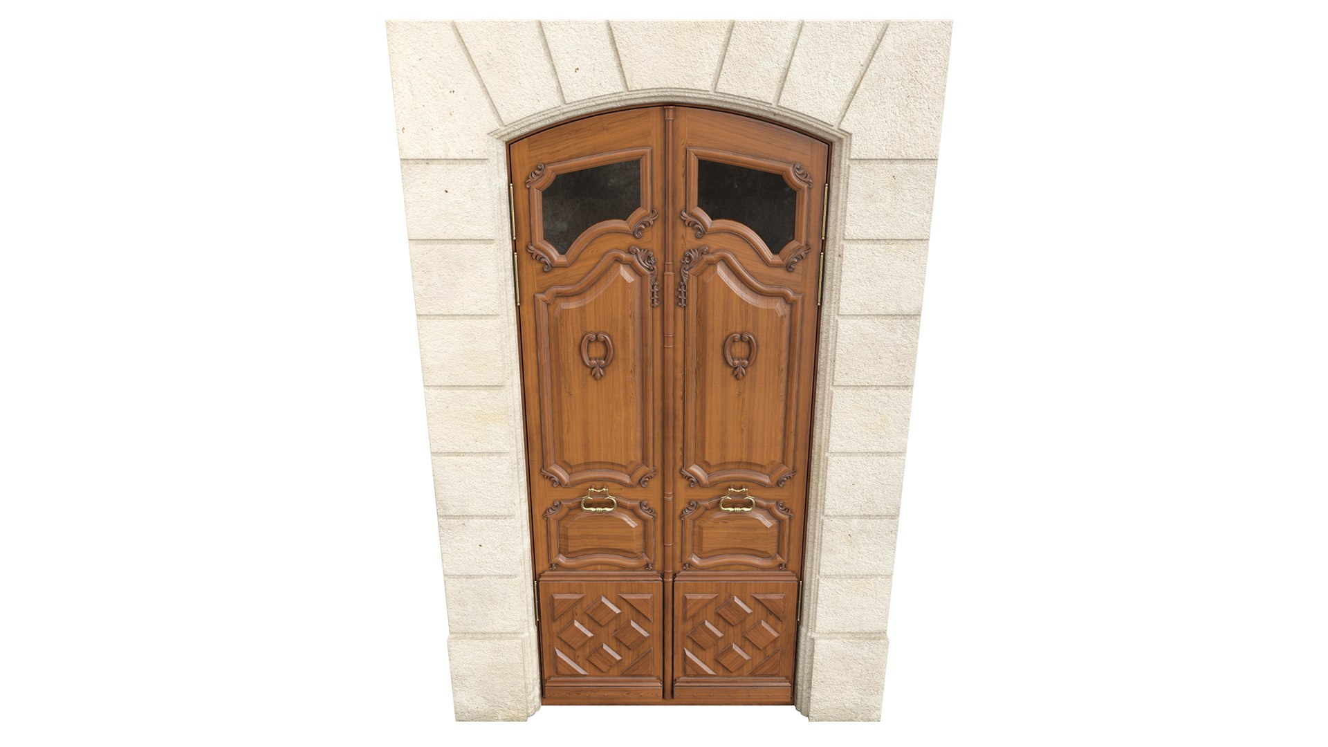 3D Entrance Classic Door 133 - TurboSquid 2358754