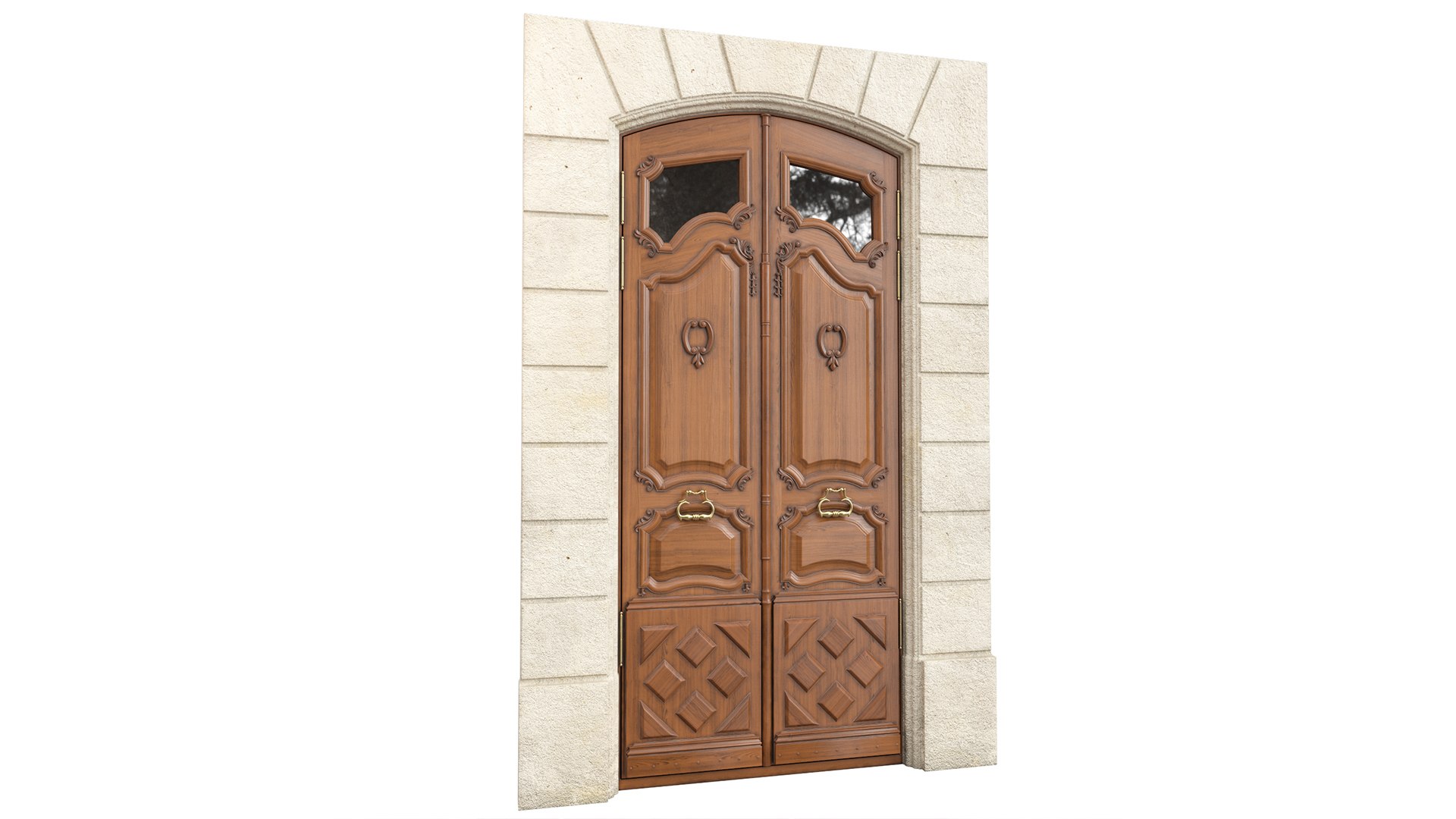 3D Entrance Classic Door 133 - TurboSquid 2358754