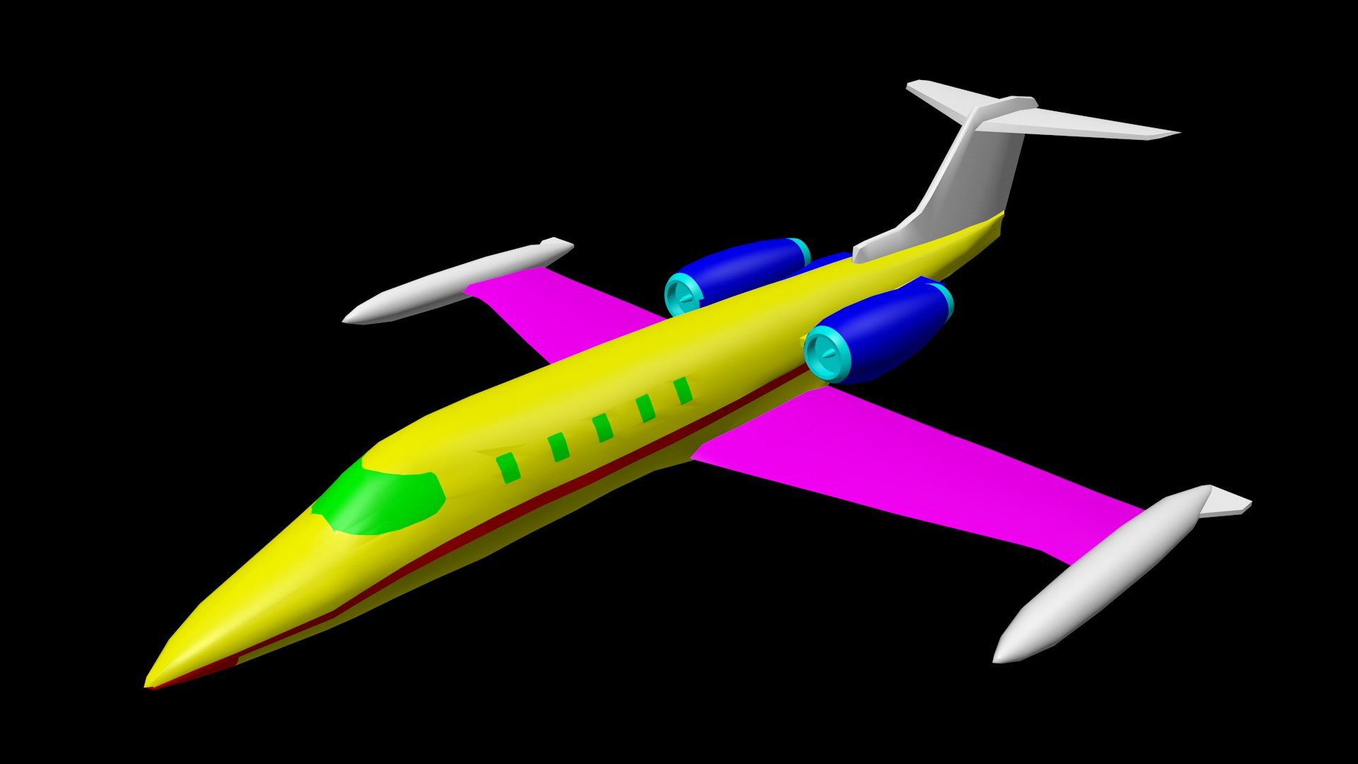 C-24 LEARJET Model - TurboSquid 2085415