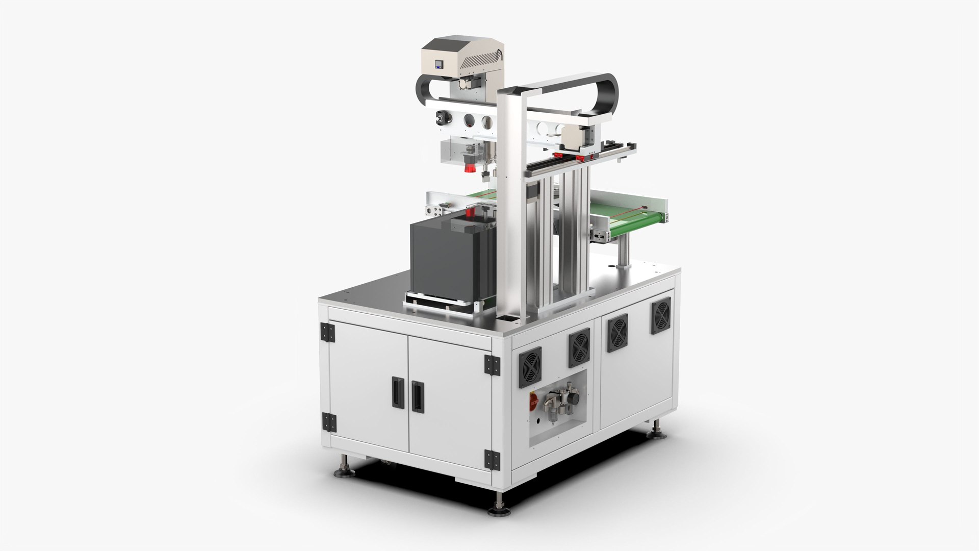 Automatic Scanning Code Labeling Machine 3D model - TurboSquid 2025613