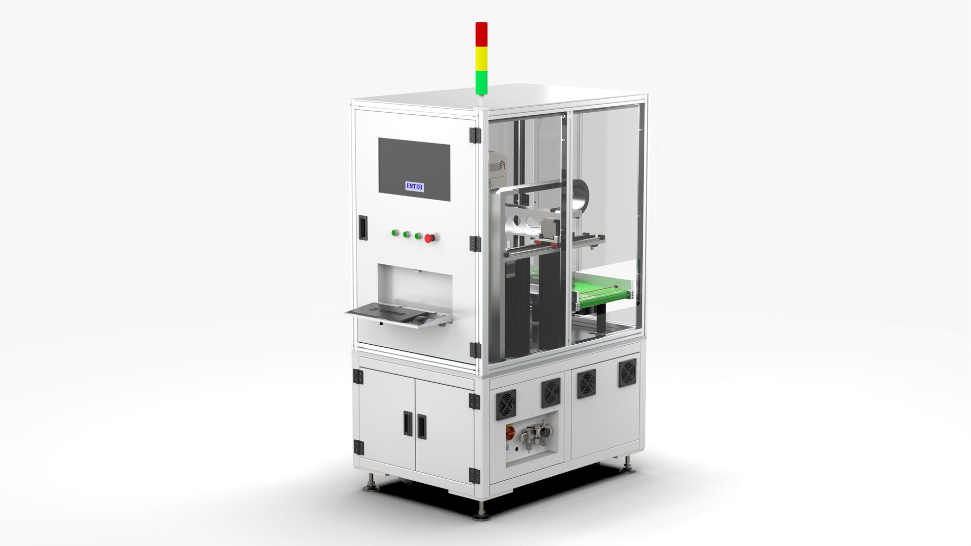 Automatic Scanning Code Labeling Machine 3D model - TurboSquid 2025613