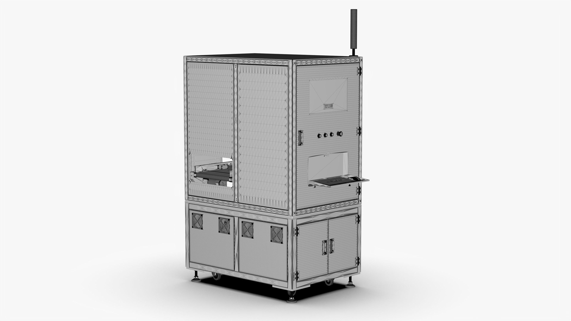 Automatic Scanning Code Labeling Machine 3D model - TurboSquid 2025613