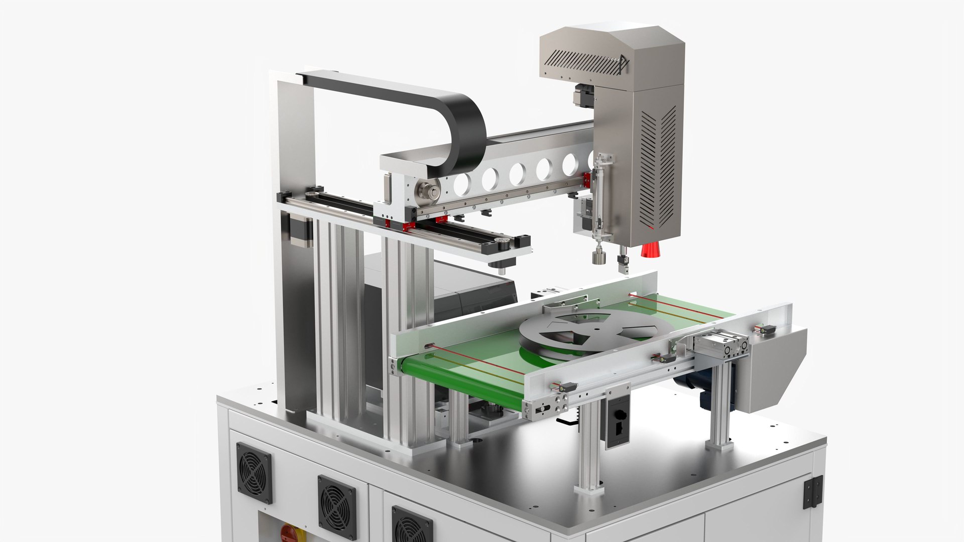 Automatic Scanning Code Labeling Machine 3D model - TurboSquid 2025613