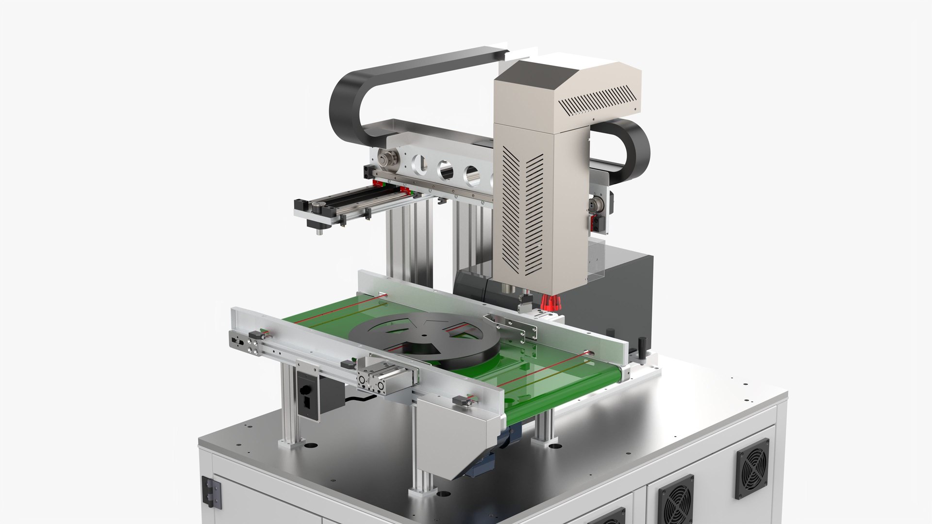 Automatic Scanning Code Labeling Machine 3D model - TurboSquid 2025613