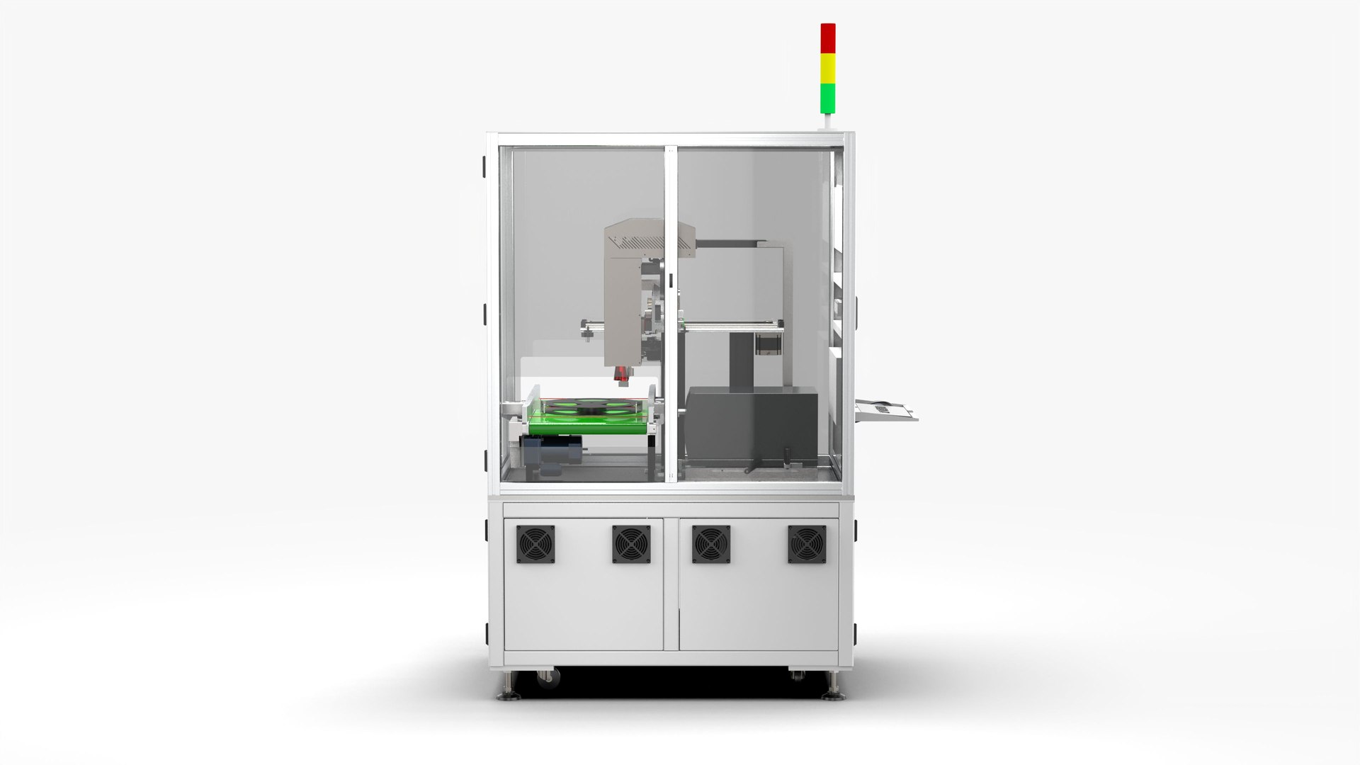 Automatic Scanning Code Labeling Machine 3D model - TurboSquid 2025613
