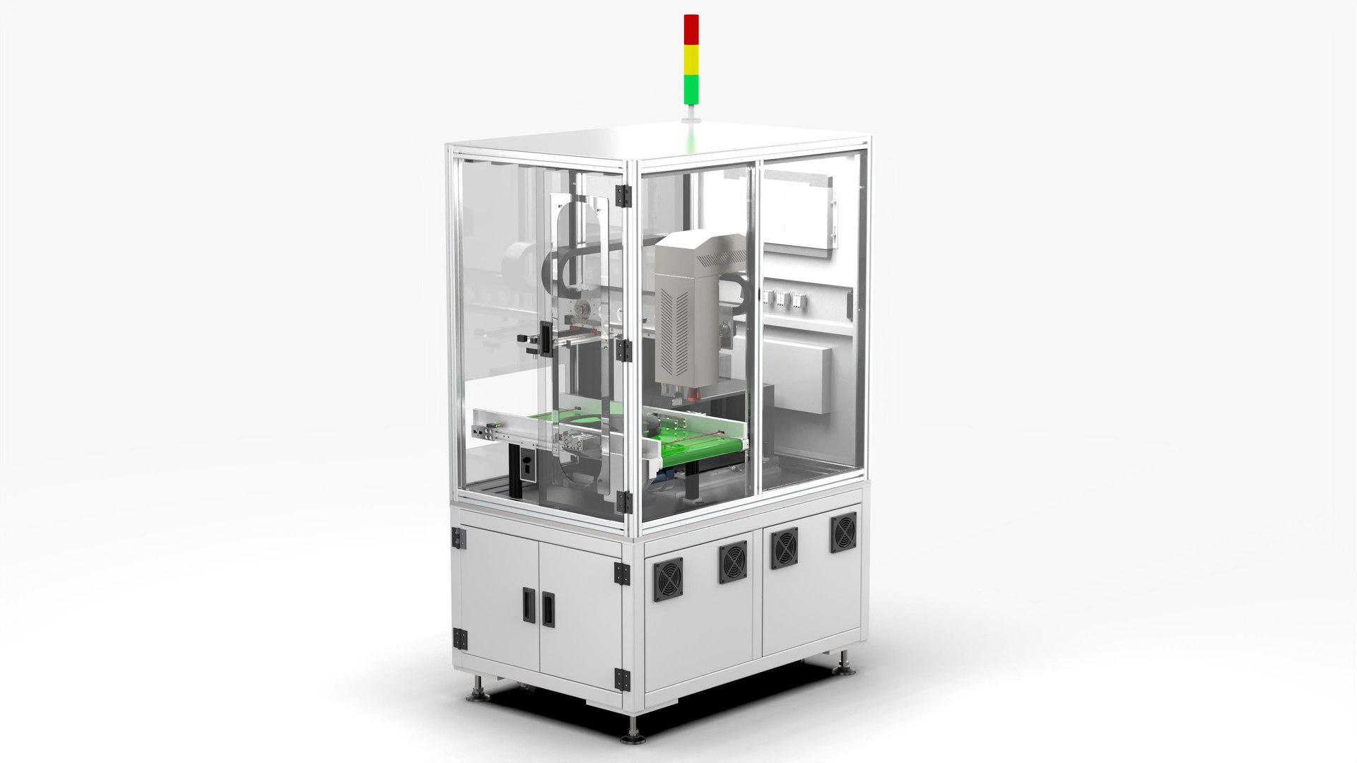 Automatic Scanning Code Labeling Machine 3D model - TurboSquid 2025613