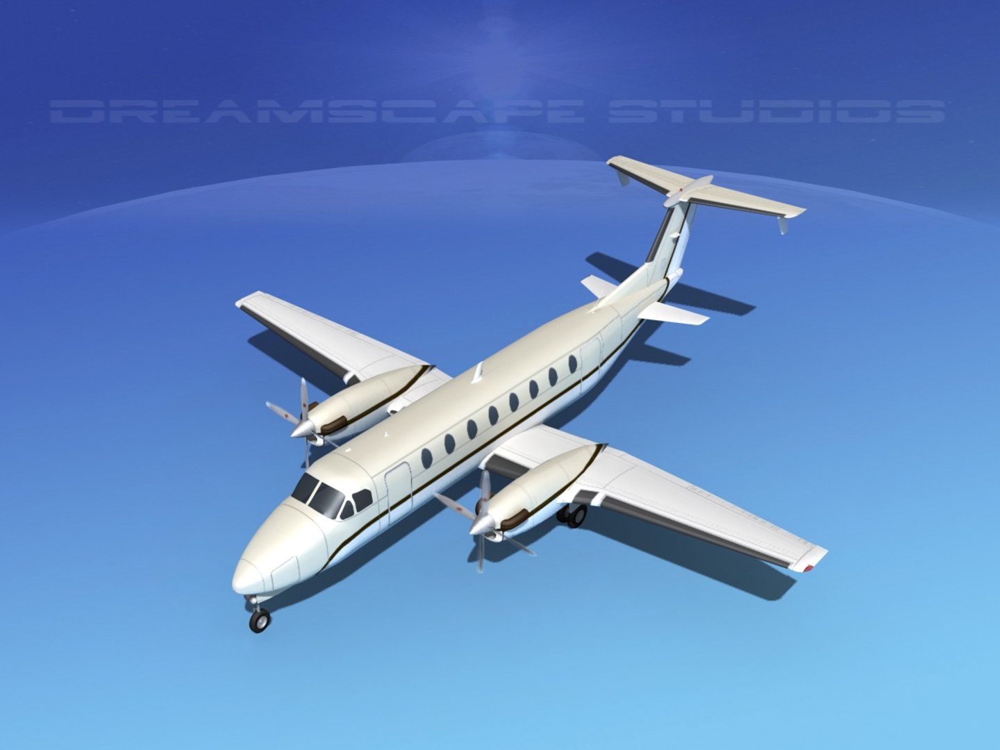Beechcraft 1900c 3d Model