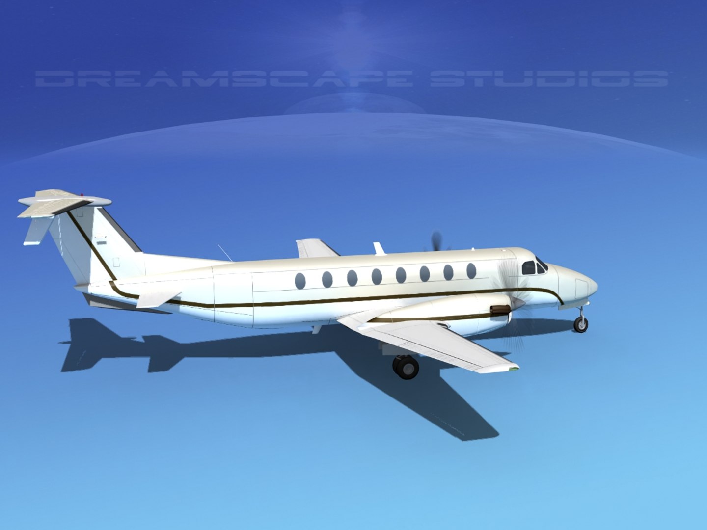 Beechcraft 1900c 3d Model