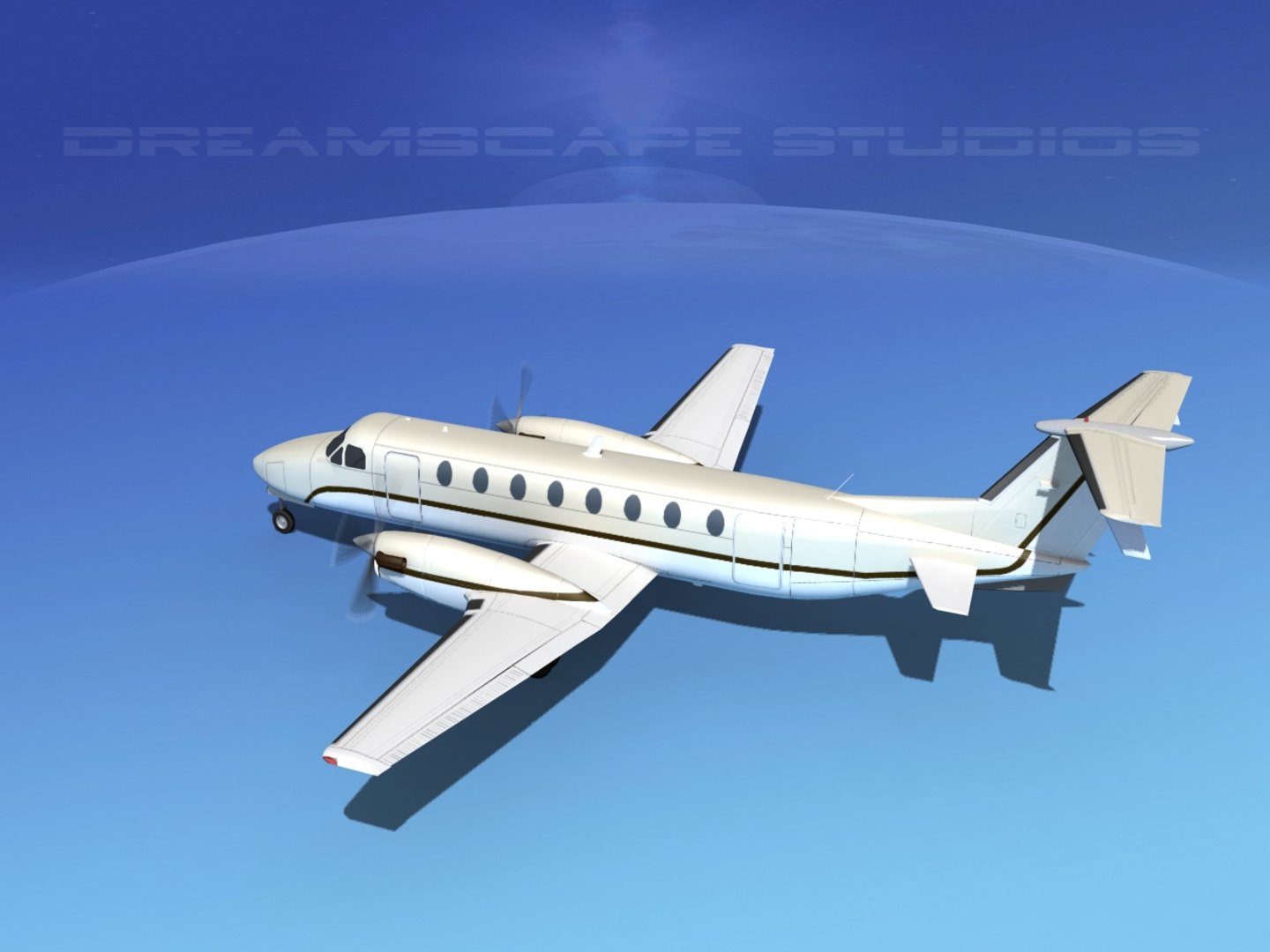 Beechcraft 1900c 3d Model