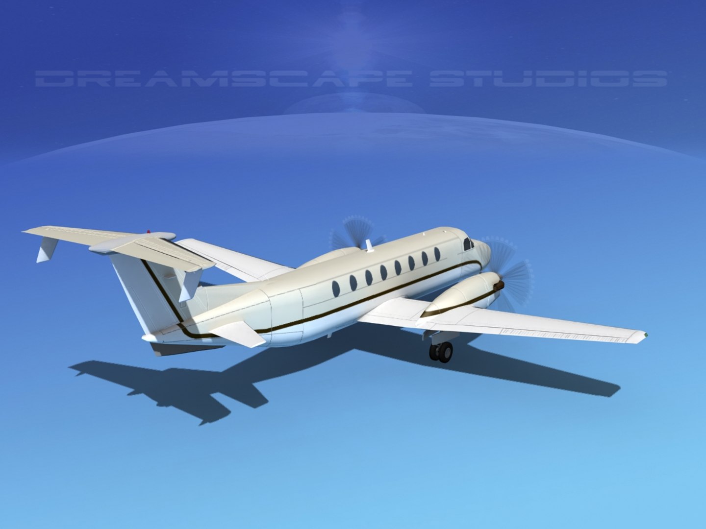Beechcraft 1900c 3d Model