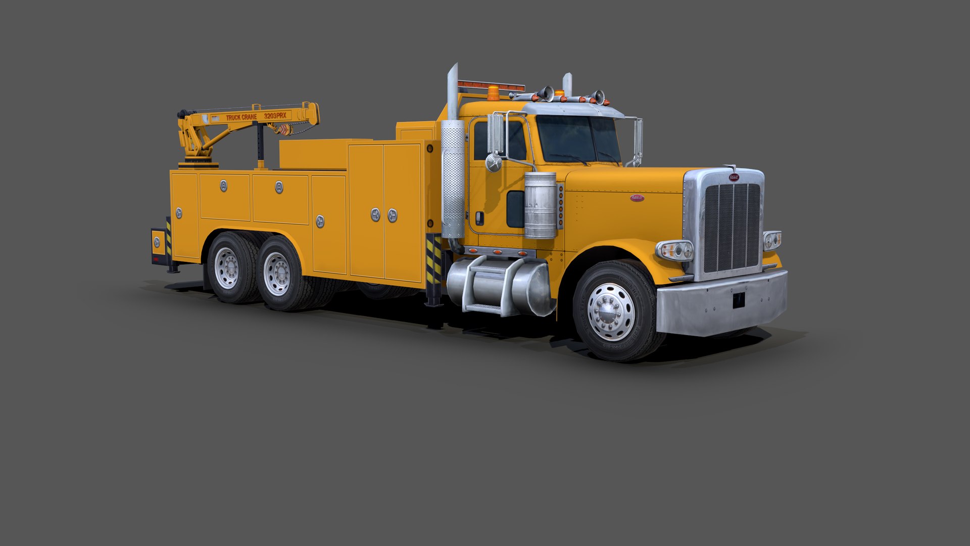 3D Peterbilt 389 2014 Utility Truck S03 Model - TurboSquid 2090012