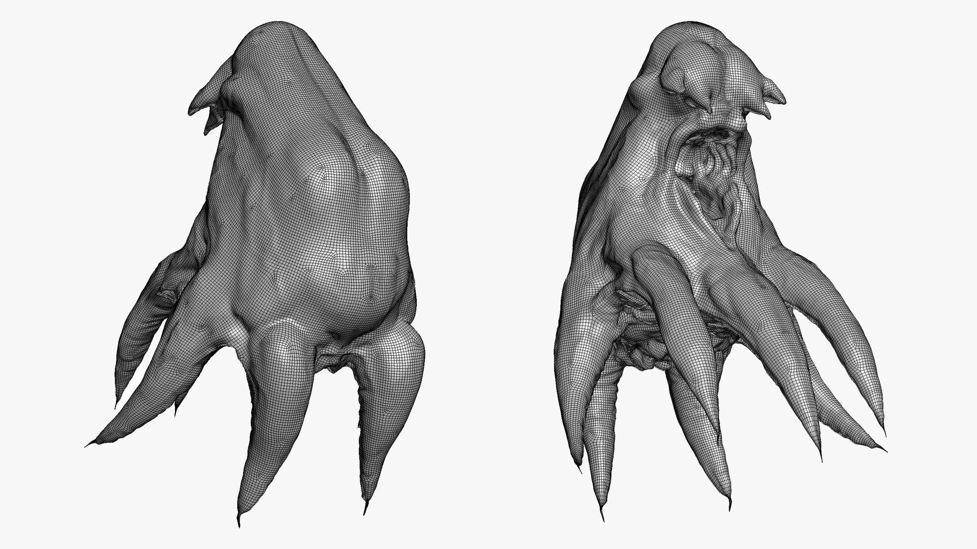 3D Alien Parasite - TurboSquid 1895467
