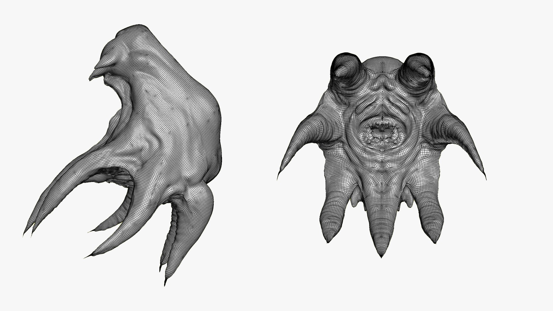 3D Alien Parasite - TurboSquid 1895467