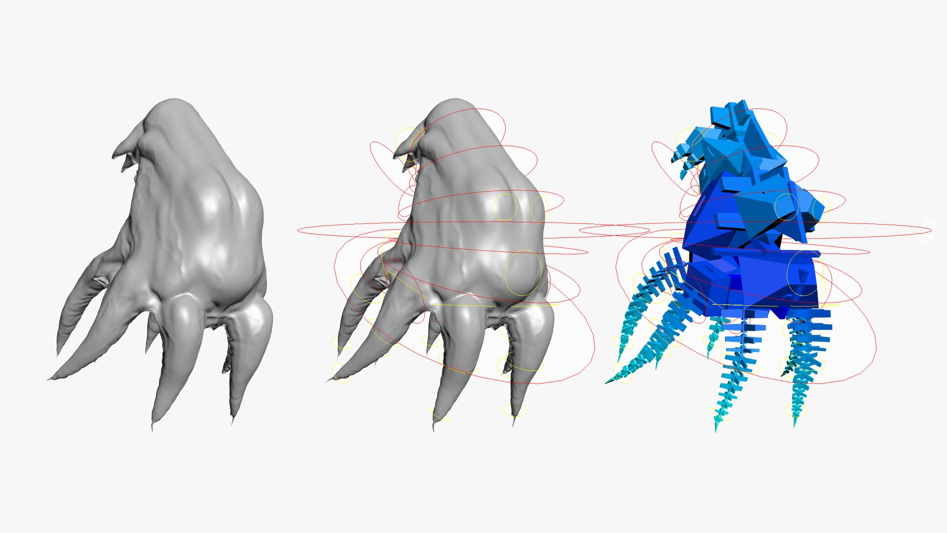 3D Alien Parasite - TurboSquid 1895467