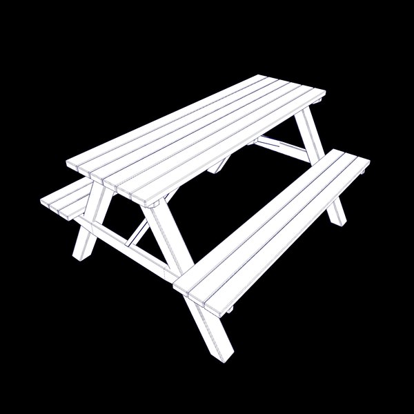 Generic Garden Park Wooden Bench 3D - TurboSquid 2050211