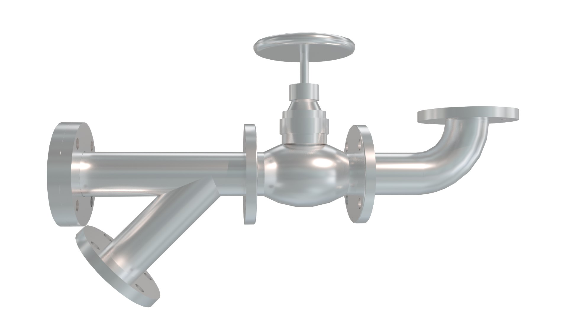 Simple Pipe Model 3D Model - TurboSquid 2086034