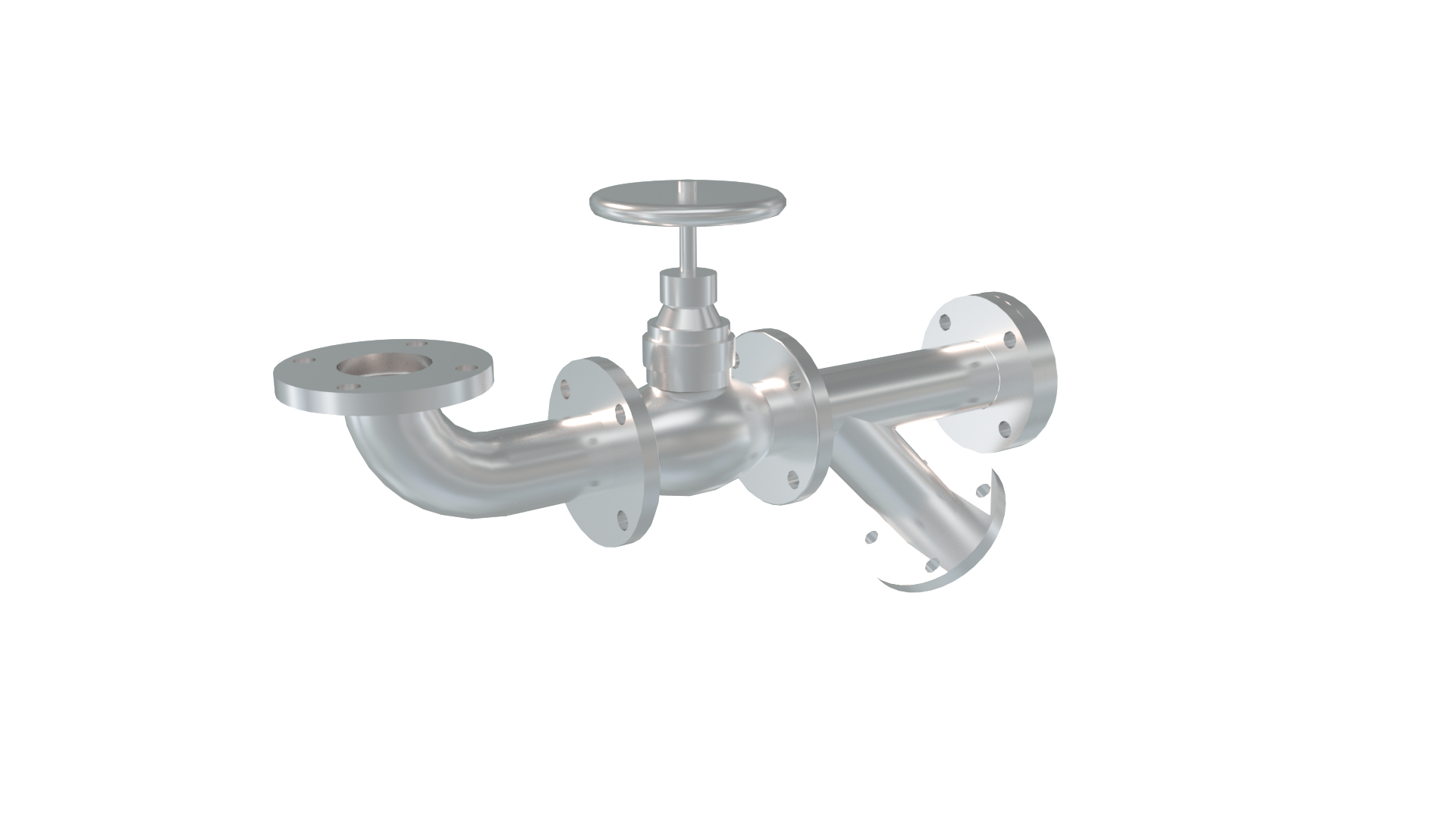 Simple Pipe Model 3D Model - TurboSquid 2086034