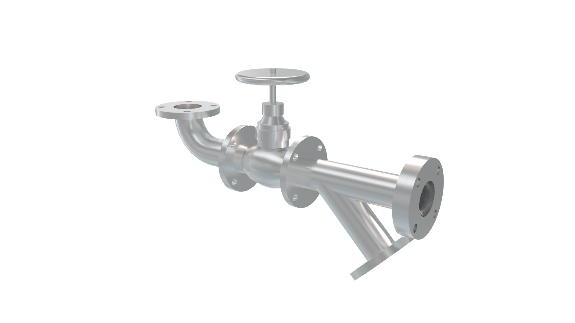 Simple Pipe Model 3D Model - TurboSquid 2086034