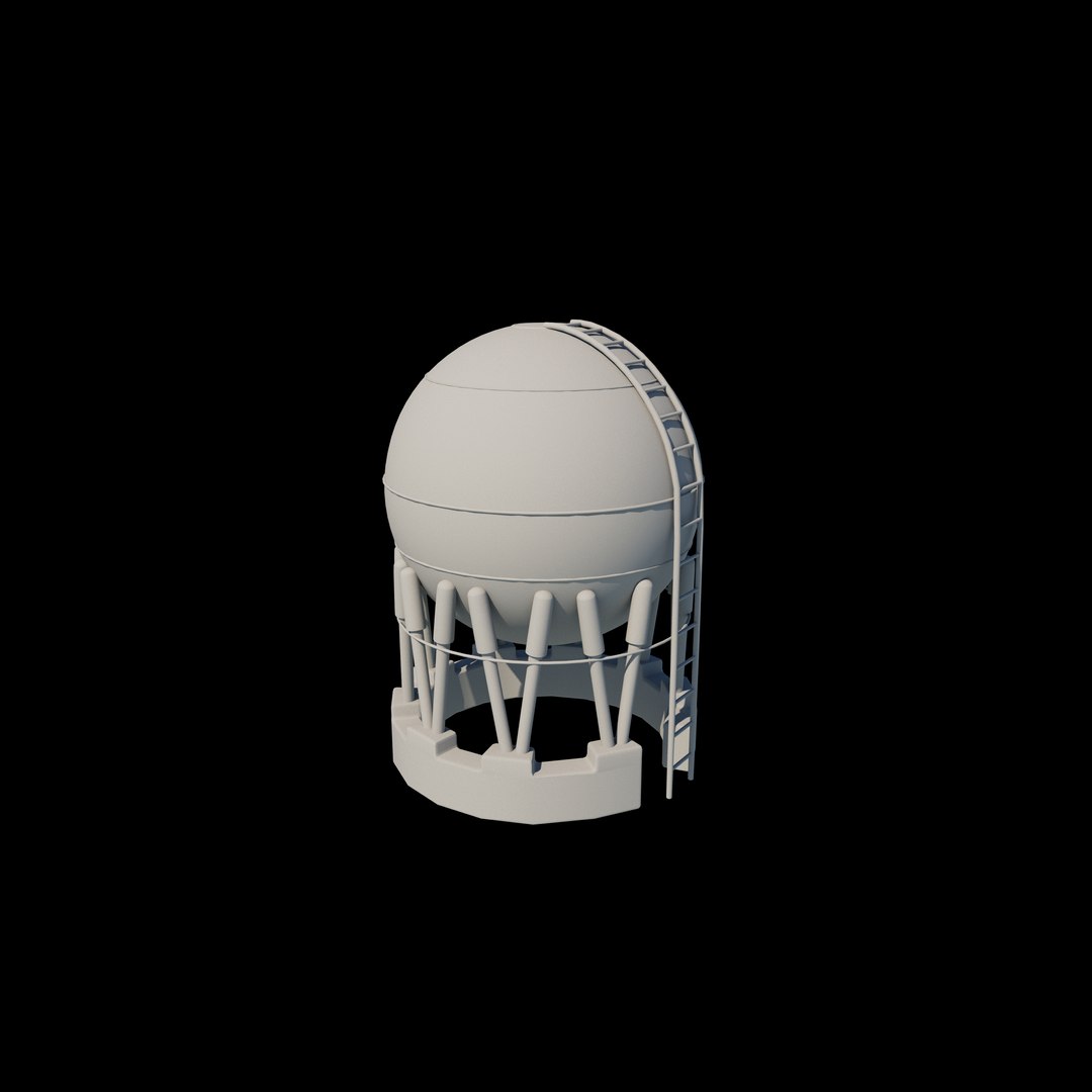 3D Storage Tanks 3D Model Model - TurboSquid 2368604