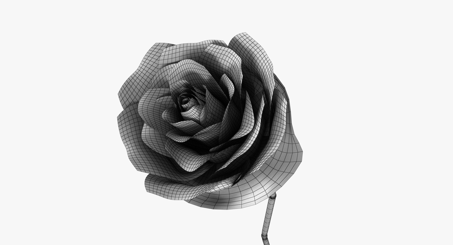 Red Rose 3D - TurboSquid 1361062