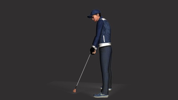 3D Golfer Models | TurboSquid