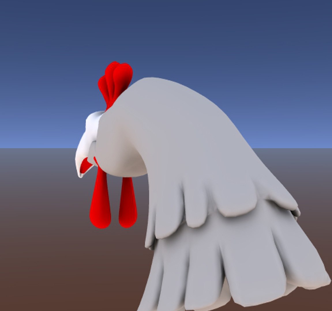 Old Cartoon Chicken 3D Model | 1144091 | TurboSquid