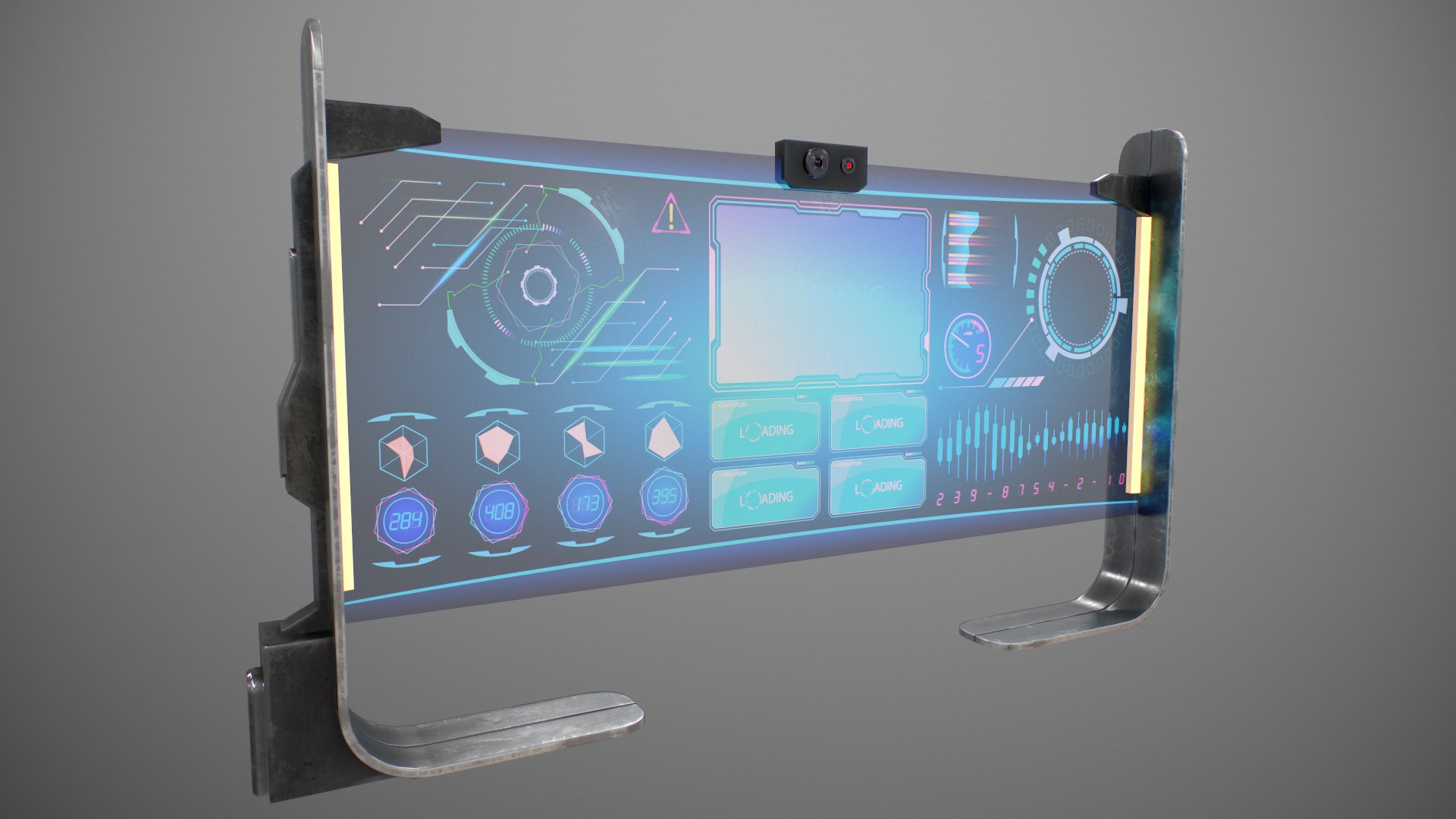 Sci-fi Monitor11 3D model - TurboSquid 2028904