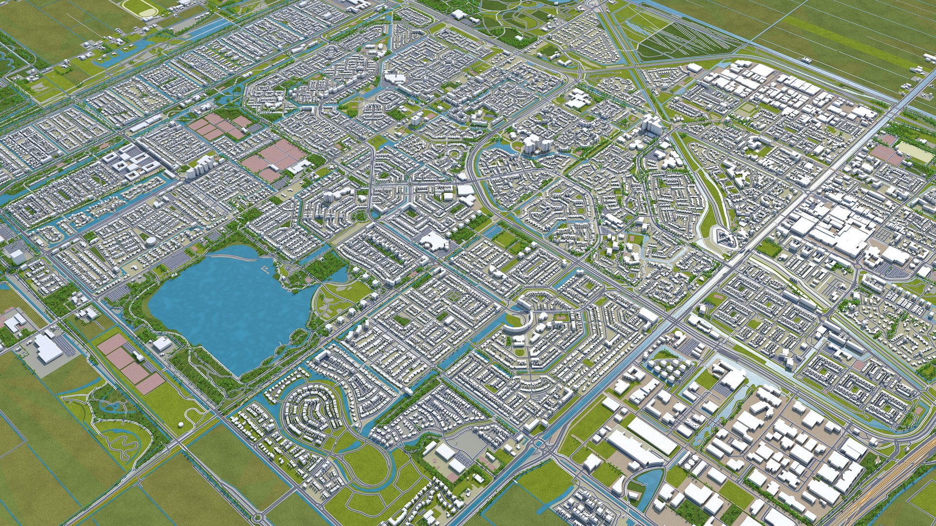 Haarlemmermeer Netherlands 3D Model - TurboSquid 1719165