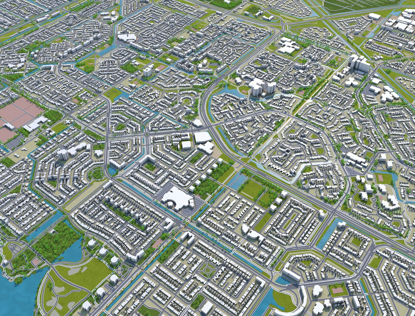 Haarlemmermeer Netherlands 3D Model - TurboSquid 1719165