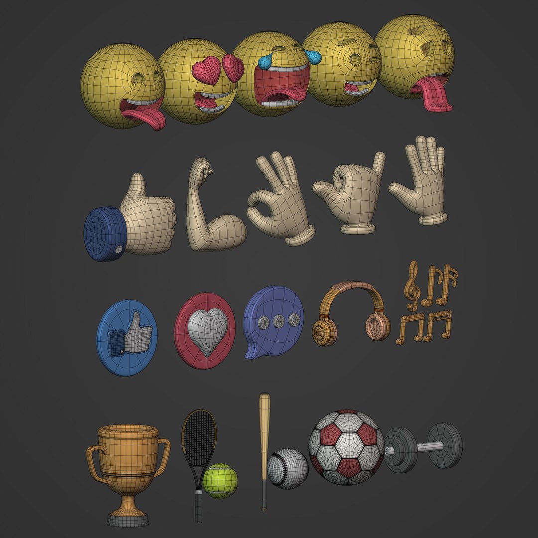 3D icon cartoon toon - TurboSquid 1293990