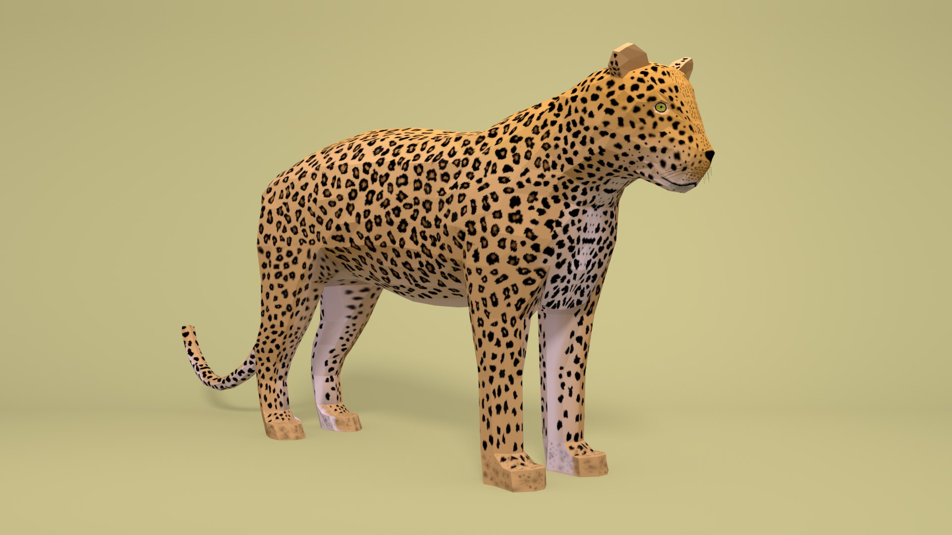 3D Leopard Cartoon - TurboSquid 1462672