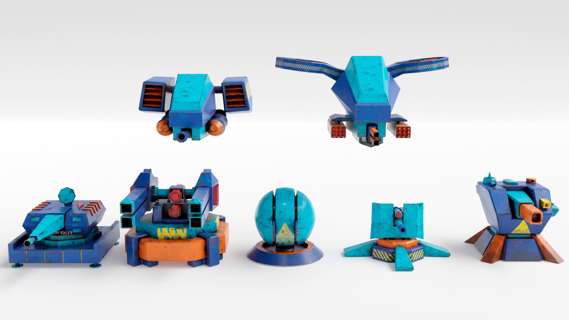 Turret Jet Models 3D Model - TurboSquid 2075952