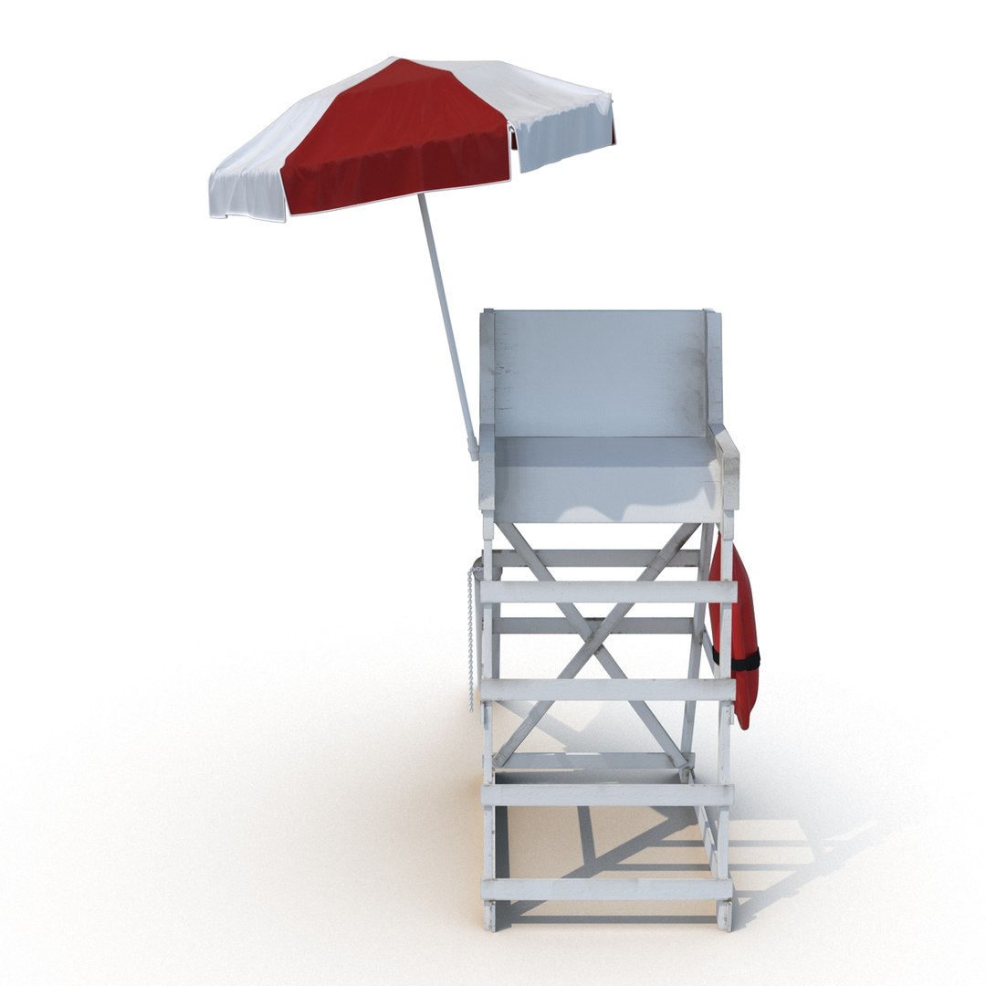 Lifeguard Chair Umbrellas