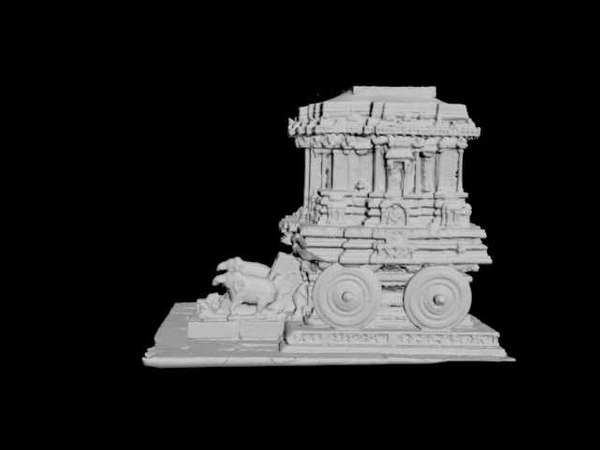 Hampi stone chariot 3D model - TurboSquid 1357696
