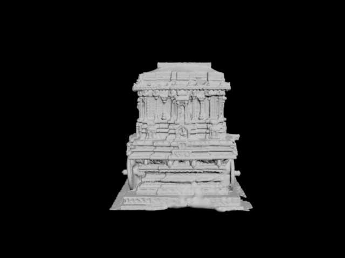 Hampi Stone Chariot 3D Model - TurboSquid 1357696