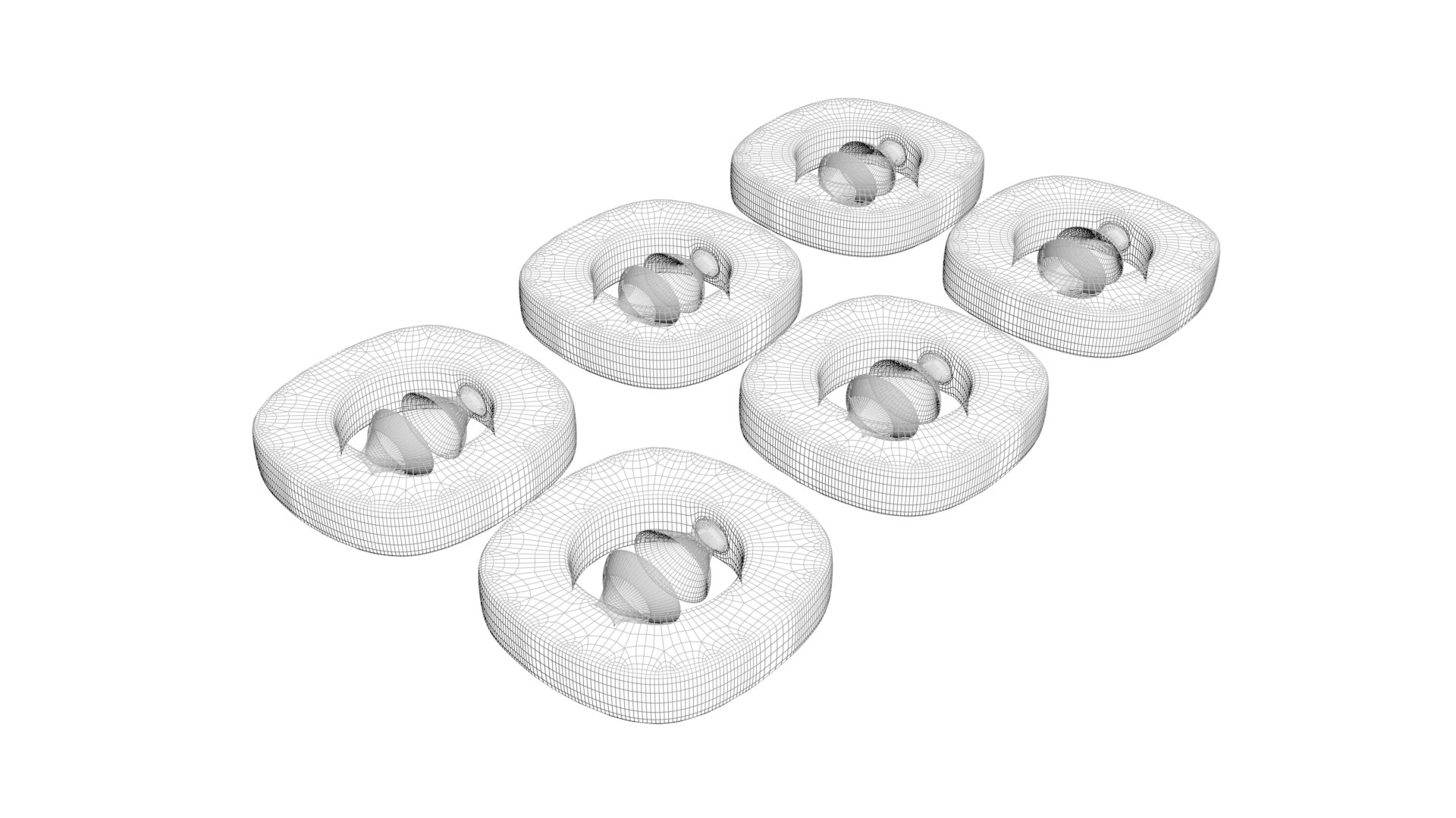 Fidget Toy Grab Snaps Set model - TurboSquid 1765397