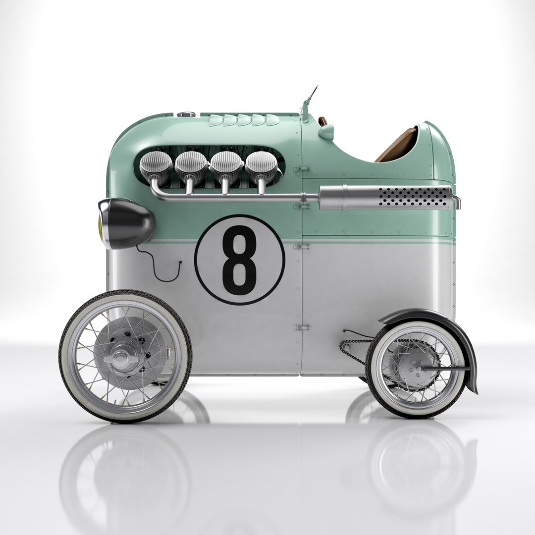 3D Steampunk Race Car - TurboSquid 2100013