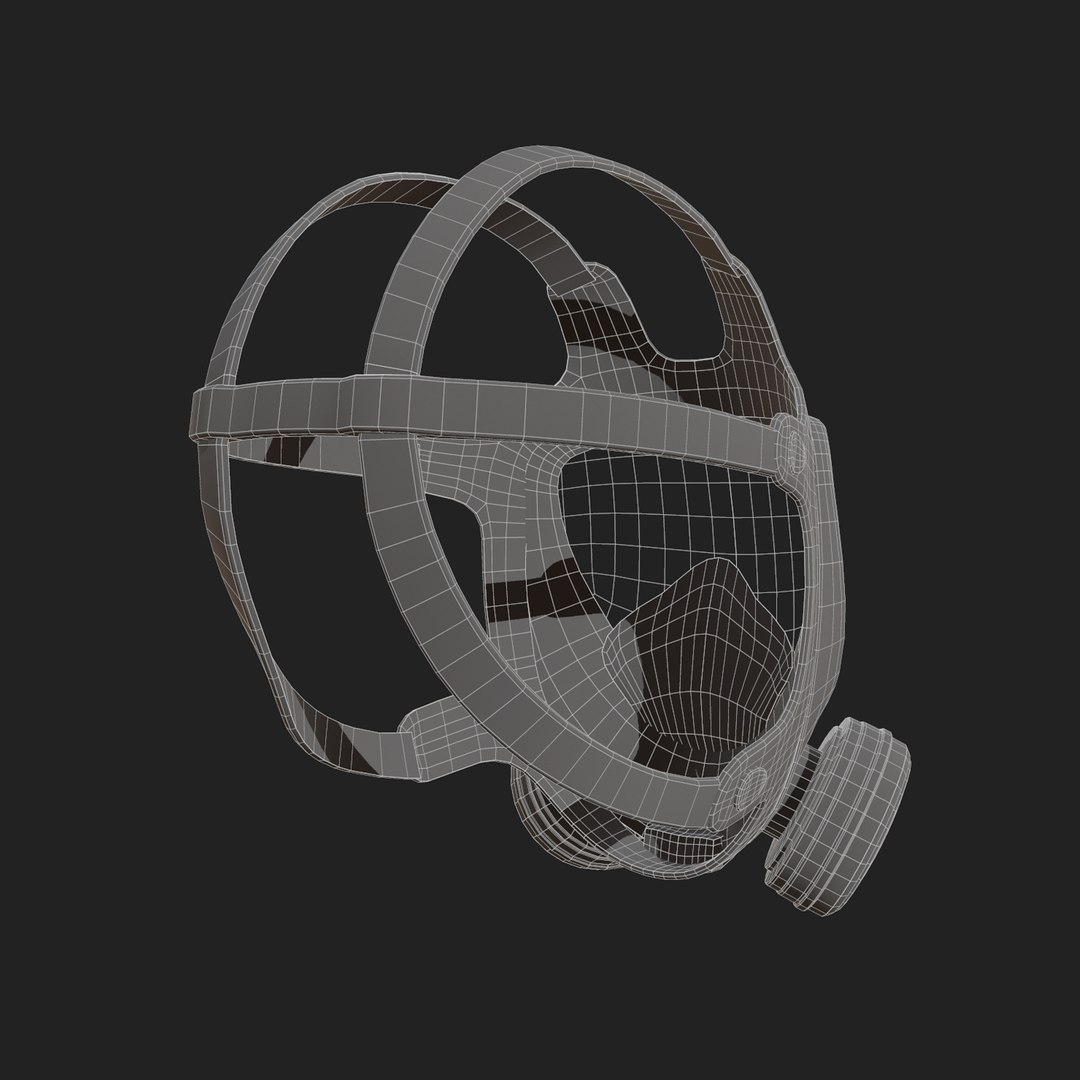 3D Gas Mask Model - TurboSquid 1550082