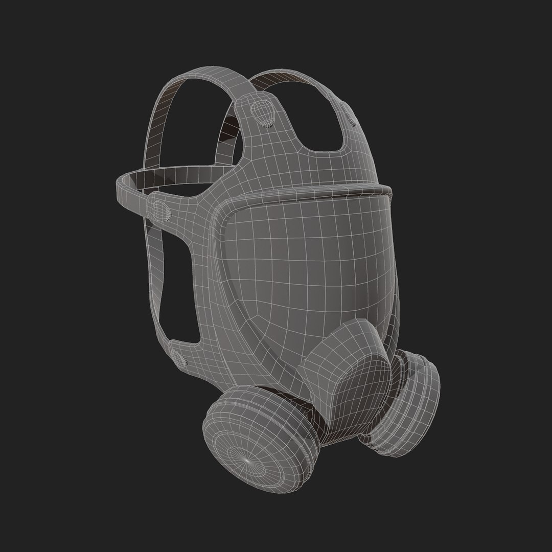 3D Gas Mask Model - TurboSquid 1550082