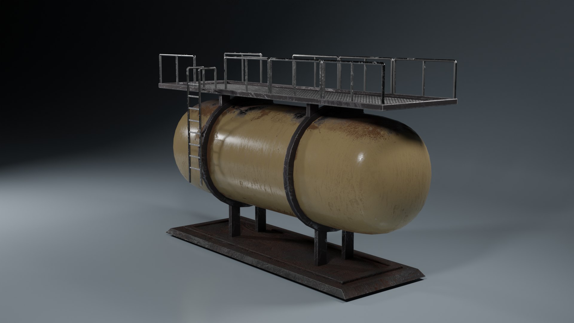 Liquid storage container 3D model - TurboSquid 1935194
