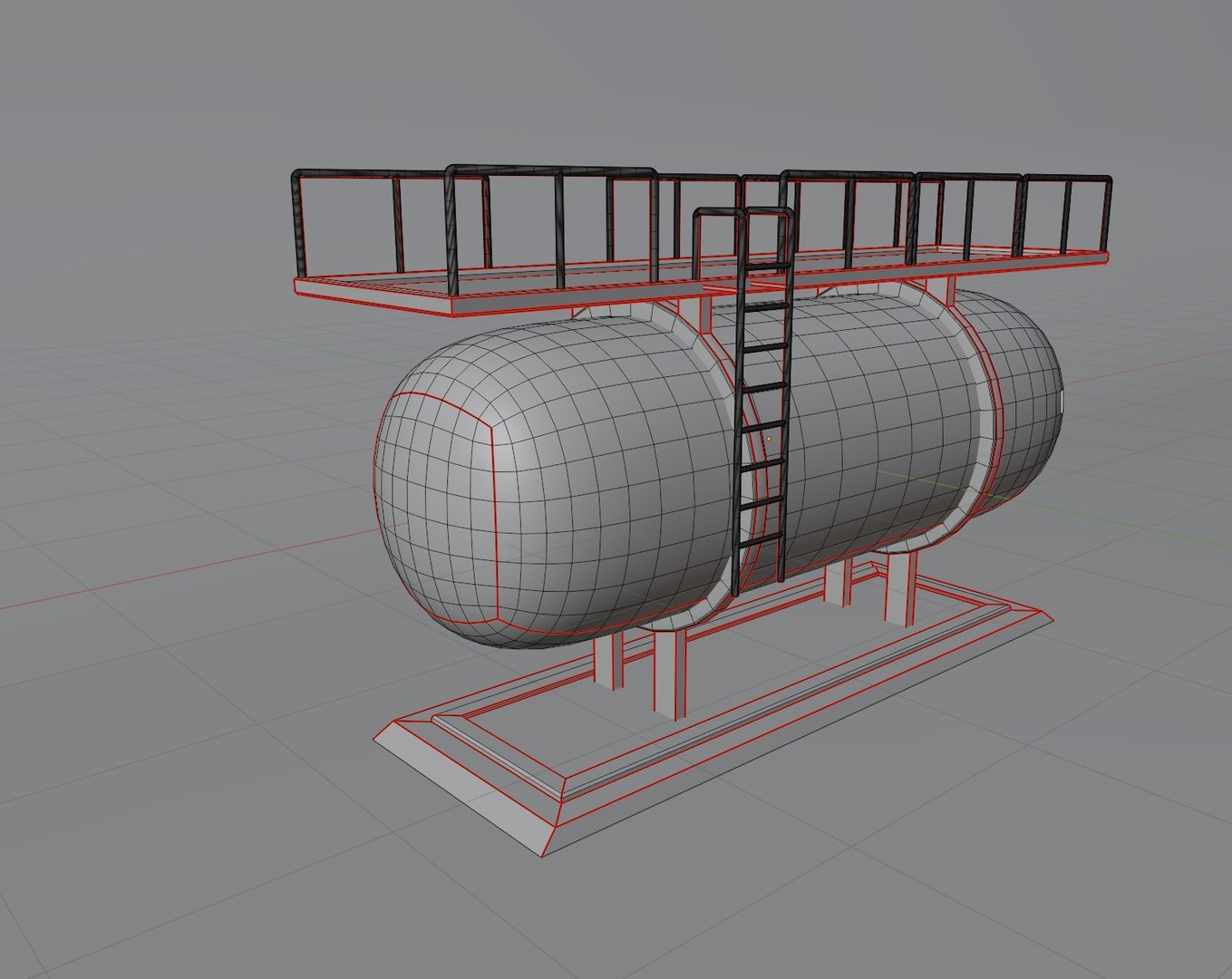 Liquid storage container 3D model - TurboSquid 1935194