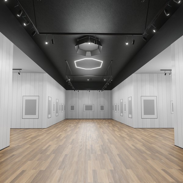 ART GALLERY Museum Interior 3D 모델 - TurboSquid 2030048