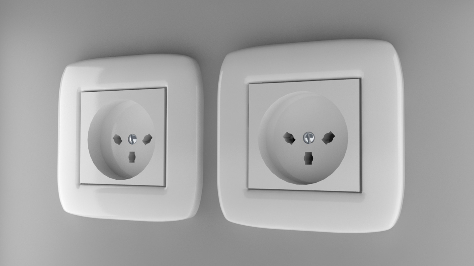 3d Model Power Outlet V2