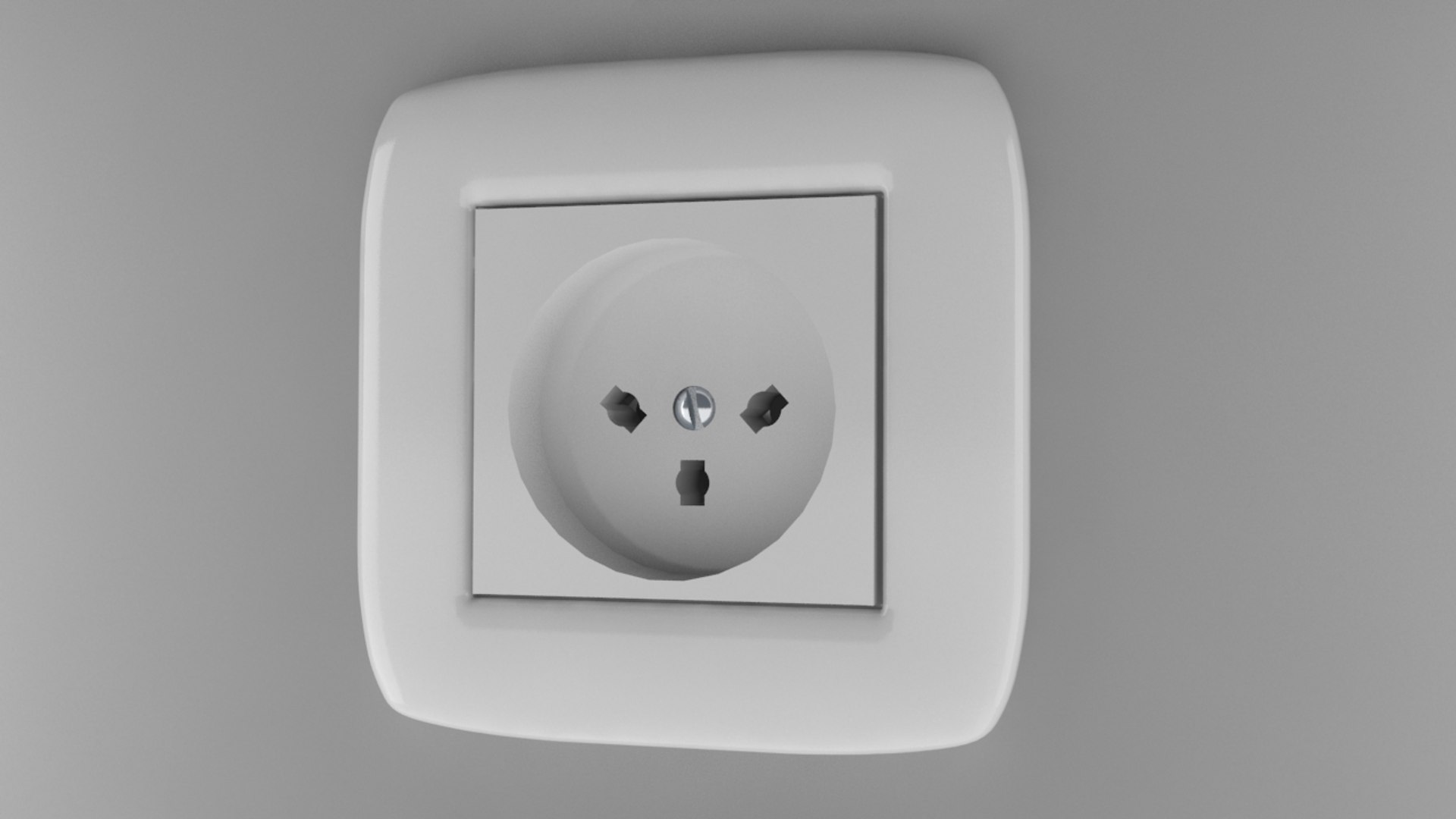 3d Model Power Outlet V2