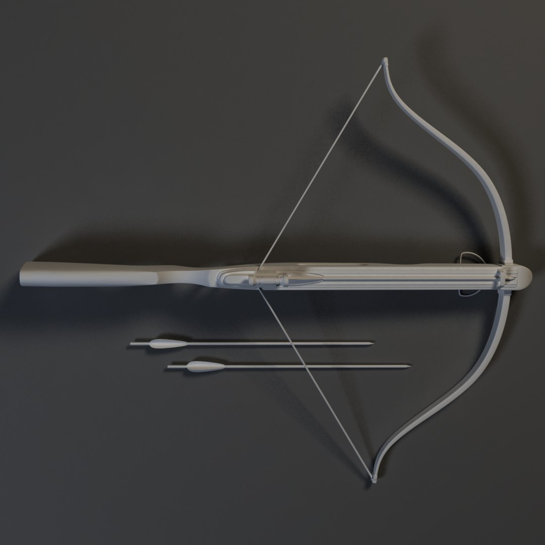 weapons pack - ranged 3d model