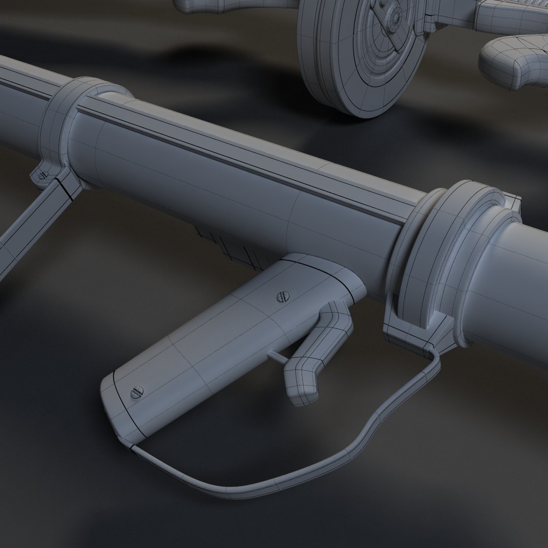 weapons pack - ranged 3d model