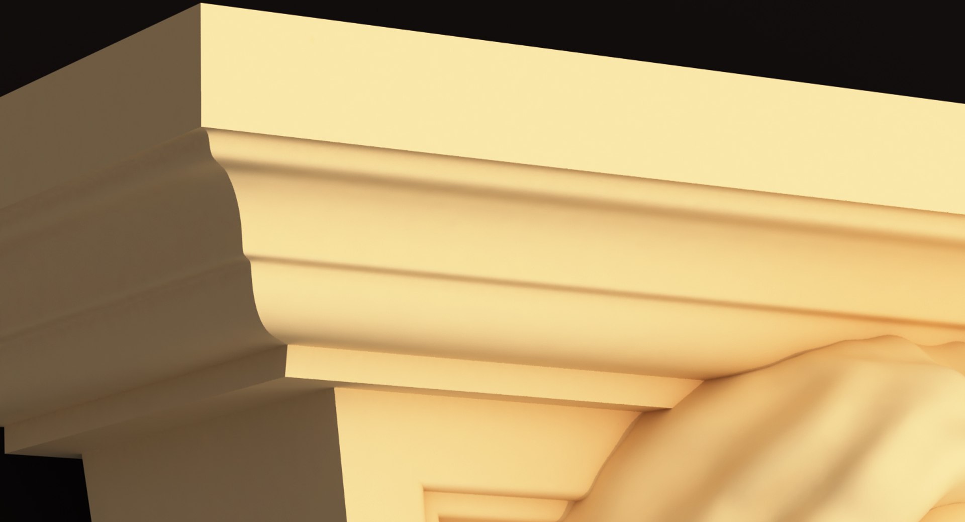 3d Classical Interior Wall Model